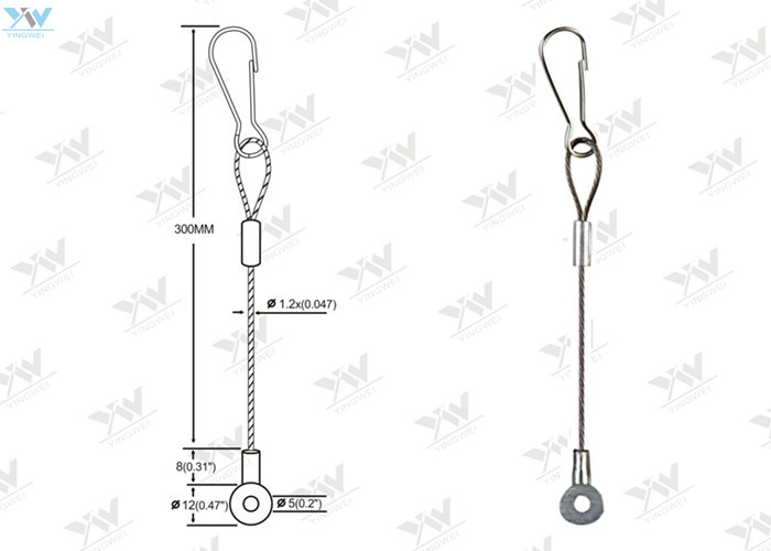 Bride accrochante de câble métallique de systèmes d'art de haute ...